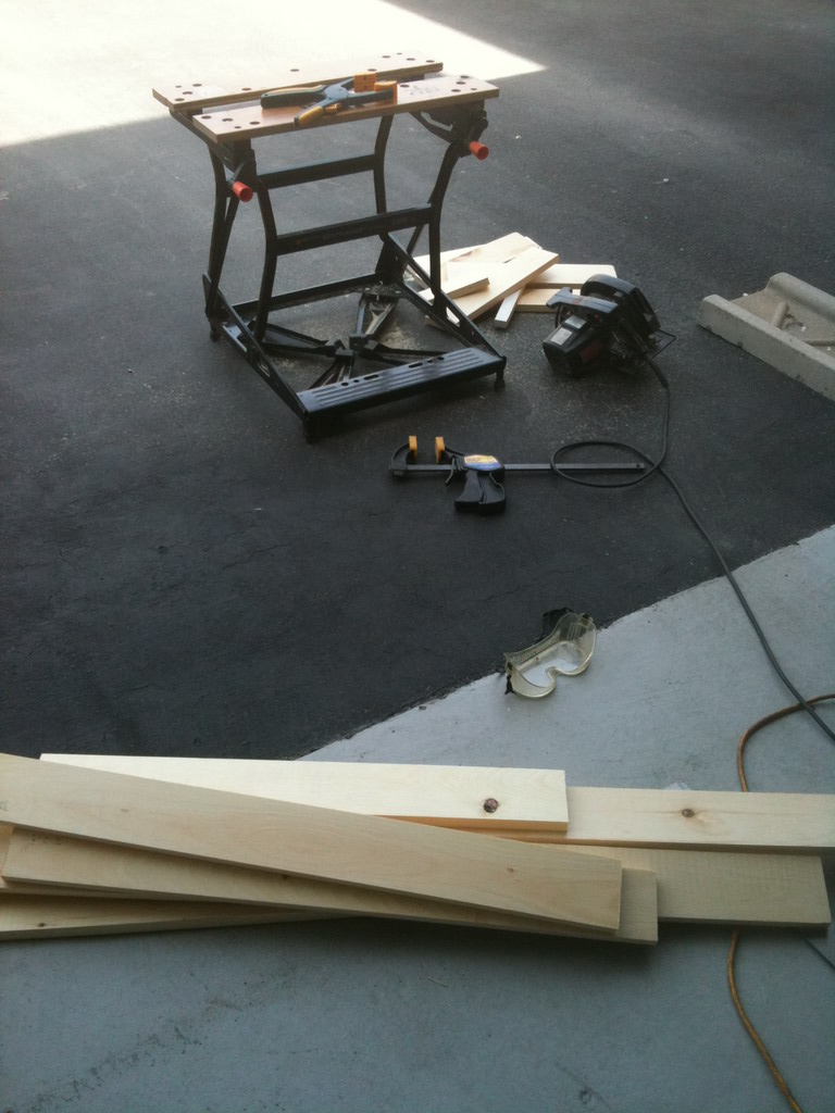 DIY wood project - Blocking cats from hiding under the bed and couch ...