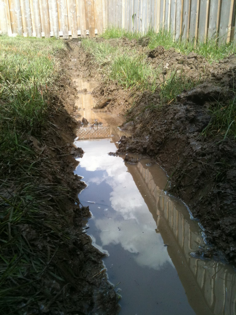 DIY Landscaping Project - Fixing Drainage in Backyard + Front yard ...