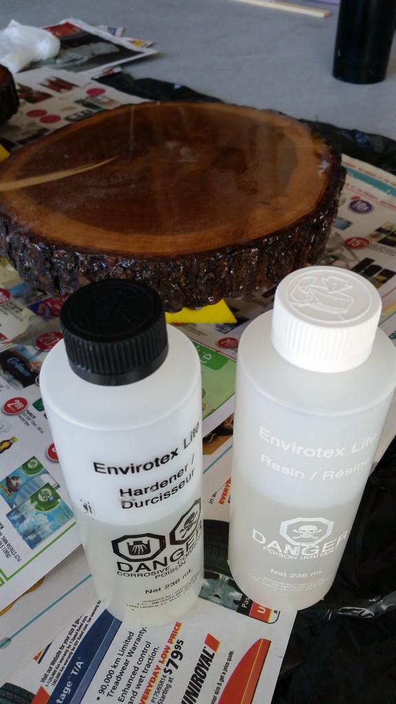 DIY Wood Log Decor Project (Wood slabs / Tree log discs from Ice Storm ...