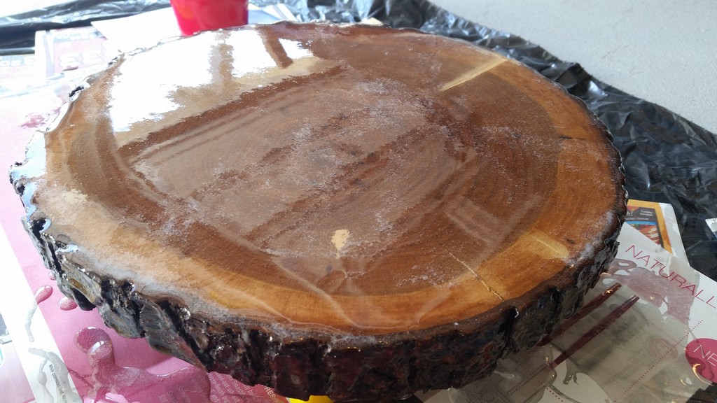 DIY Wood Log Decor Project (Wood slabs / Tree log discs from Ice Storm ...