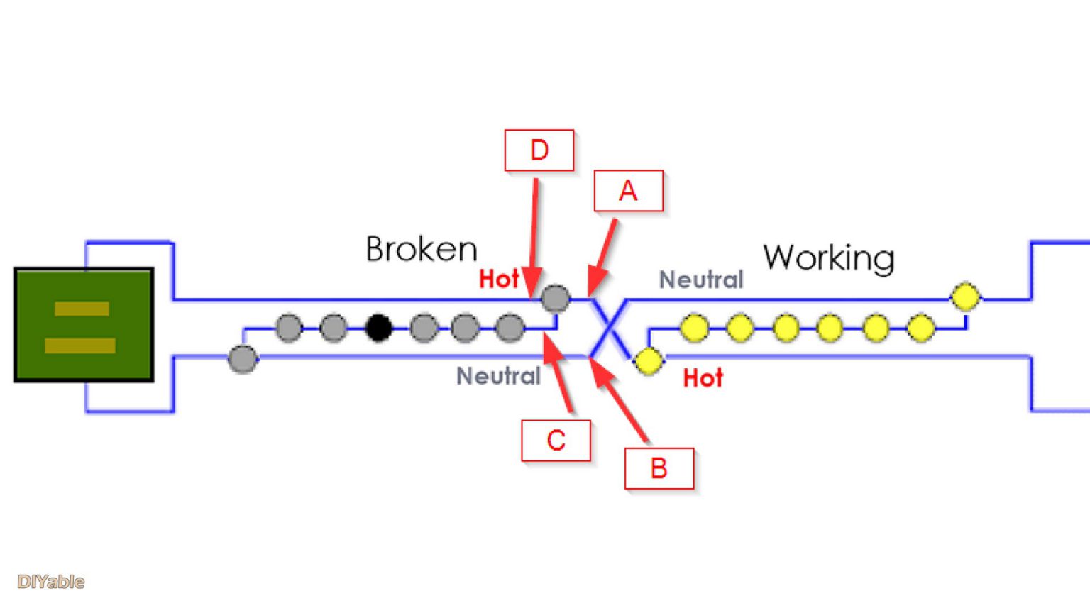 How to troubleshoot and fix broken NOMA LED Christmas light? - DIYable.com