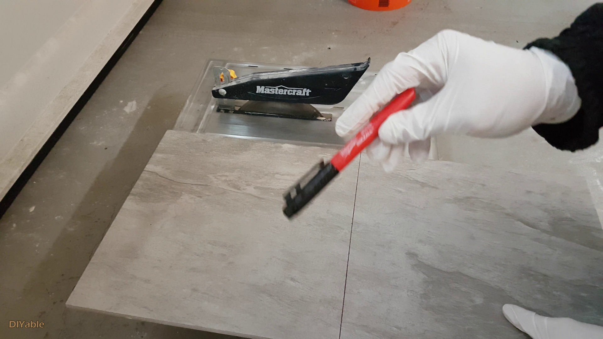 How to DIY cut floor tiles for toilet flange and air duct? – DIYable.com