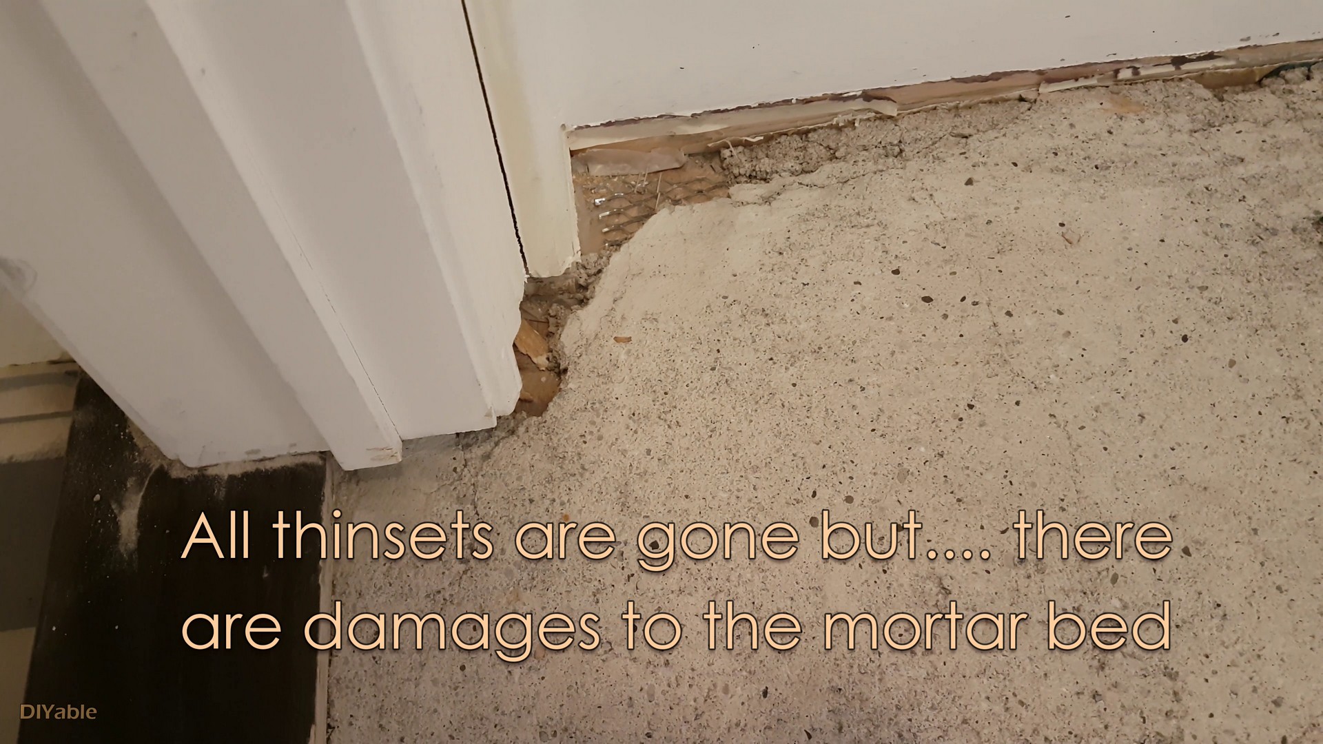 Tile Question: Can you reuse the existing mortar bed on plywood ...