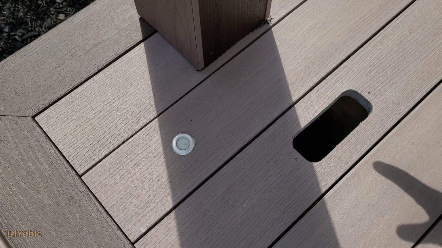 How to install electrical outlet on a deck? No Wiring Needed - DIYable.com