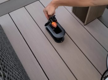 How to install electrical outlet on a deck? No Wiring Needed - DIYable.com