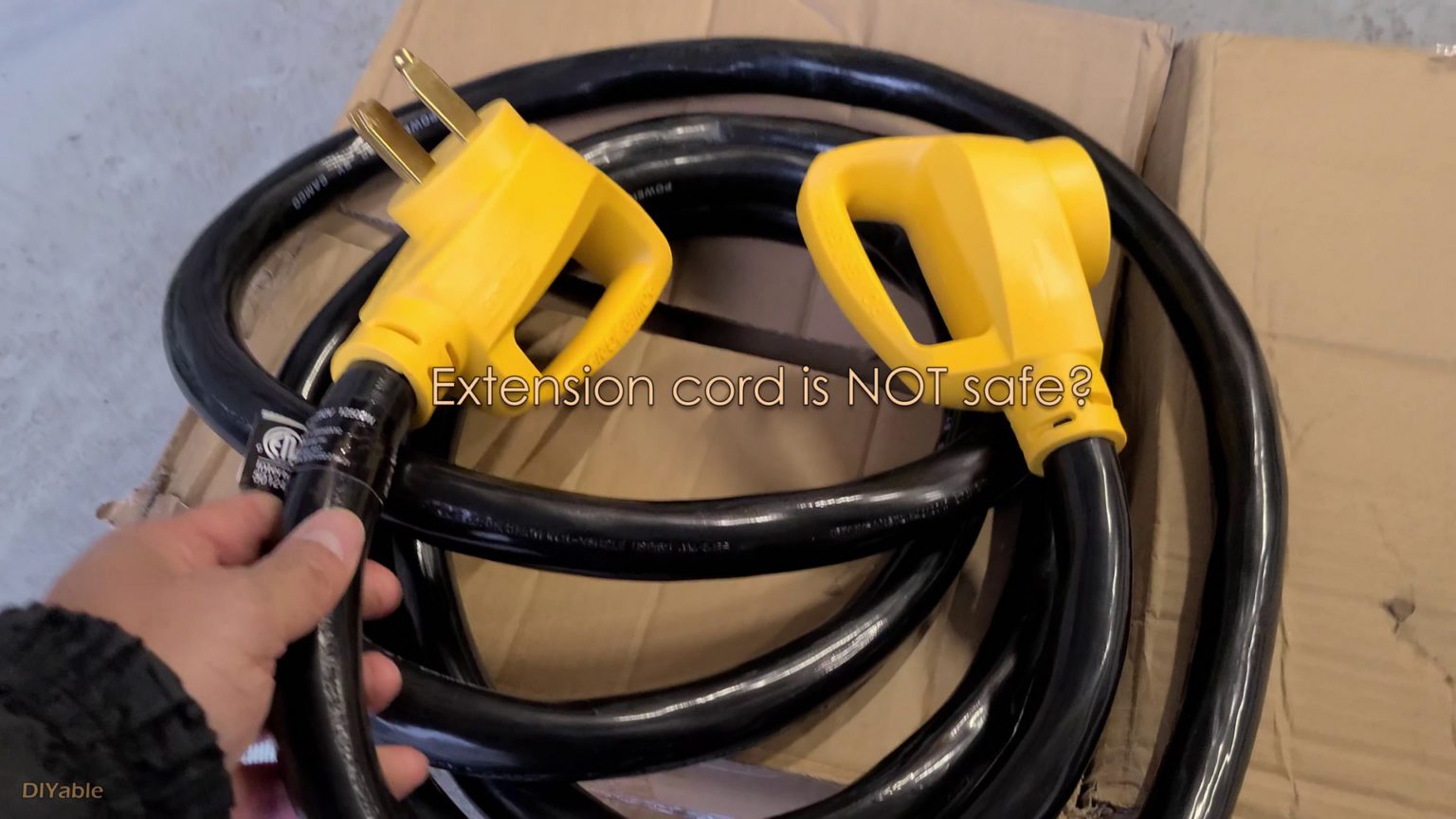How to install extension cable for Tesla 240V mobile charger and make ...