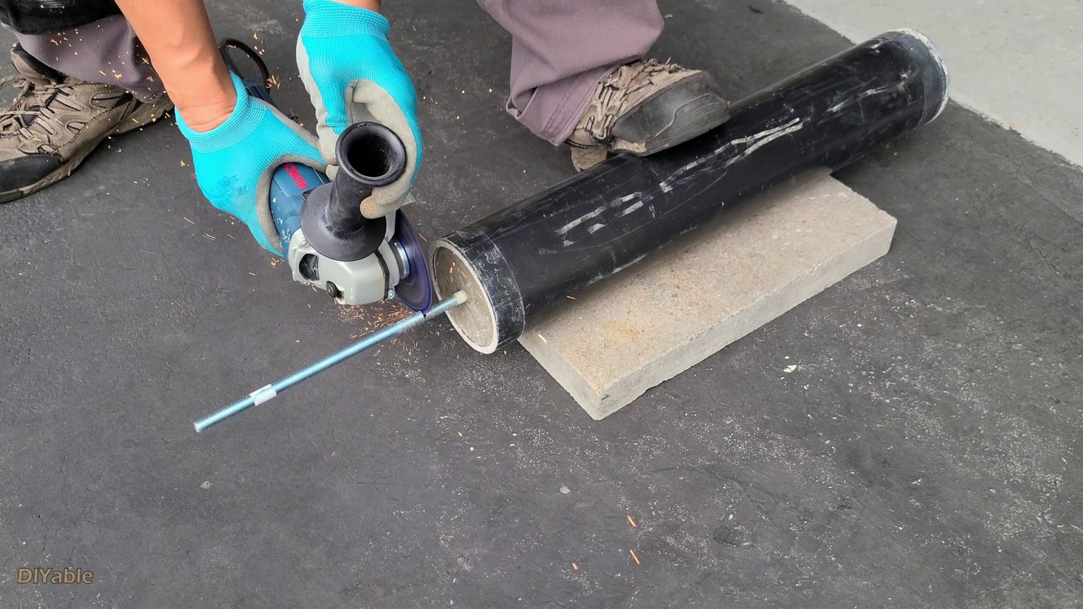 How to build a Lawn Striping Roller using ABS/PVC pipe? - DIYable.com