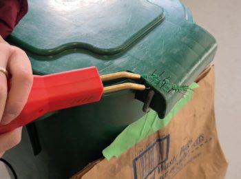 How to repair broken garbage bin, green bin and recycling box ...